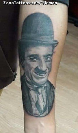 Tattoo of Chaplin