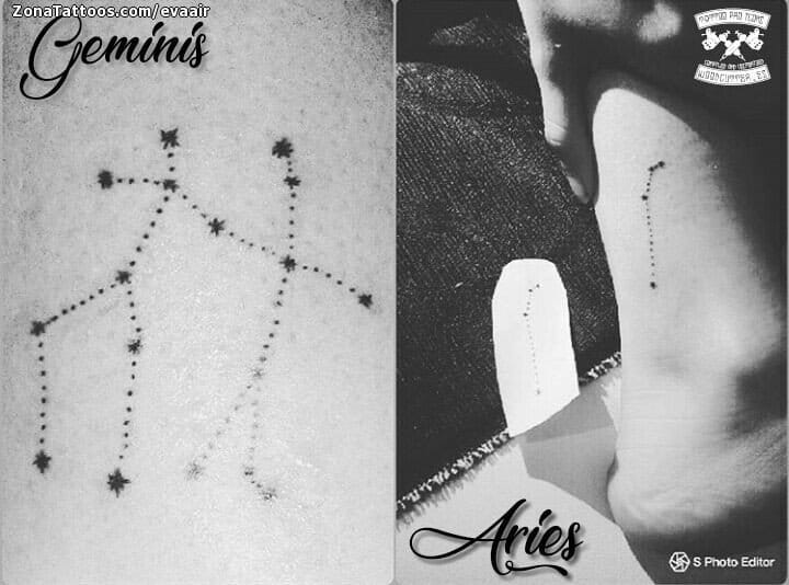 Tatuaje de Constelaciones, Astronomía