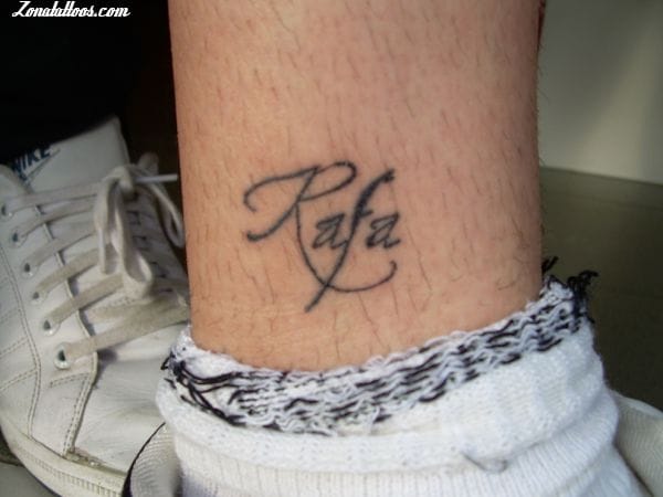 Tatuaje de Nombres, Rafael, Letras