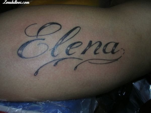 Tatuaje de Nombres, Elena