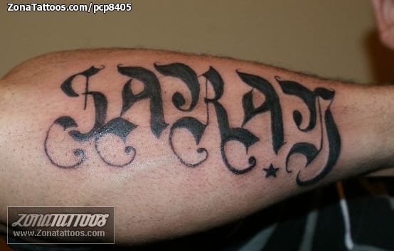 Tattoo of Names, Saray, Letters