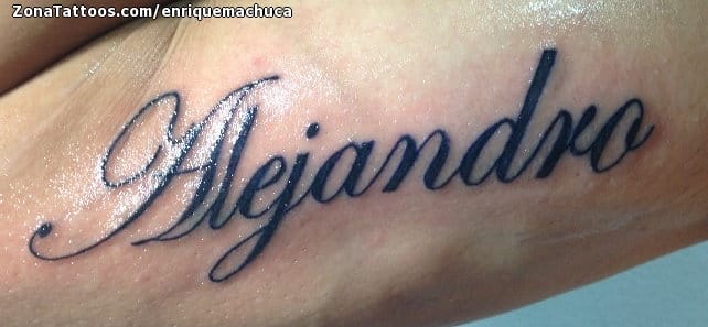 Tattoo of Names, Alejandro, Letters